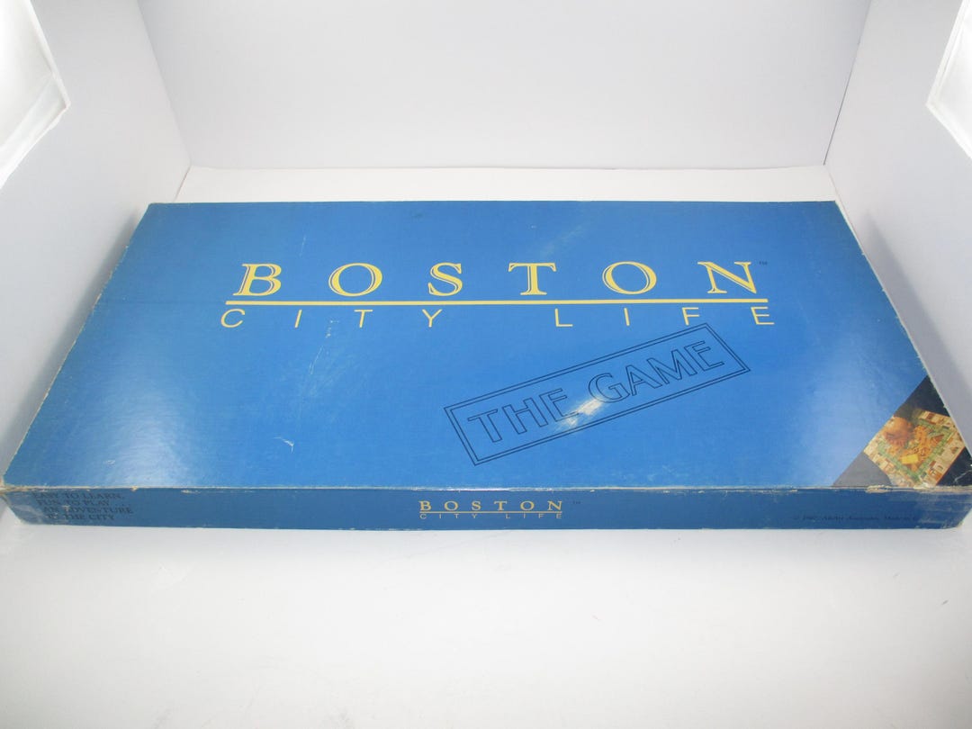 Vintage 1987 Adventures in the City Board Game: Boston City Life ...