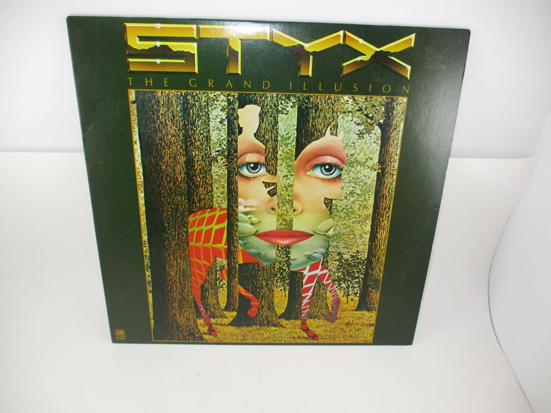 Vintage 1977 Vinyl LP Record Styx the Grand Illusion Excellent ...