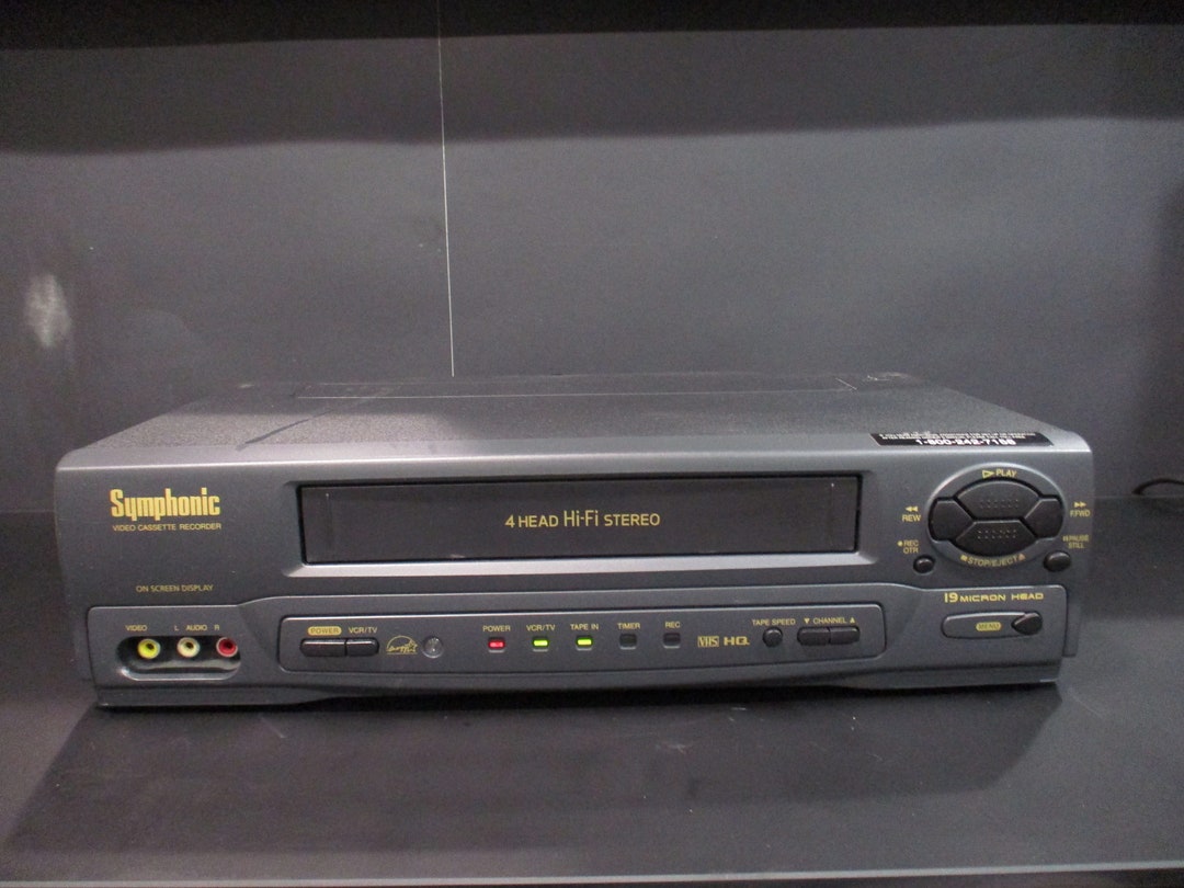 Vintage Symphonic VR-701 VHS Player VCR Micron Heads Works Perfect Free Shipping - Etsy