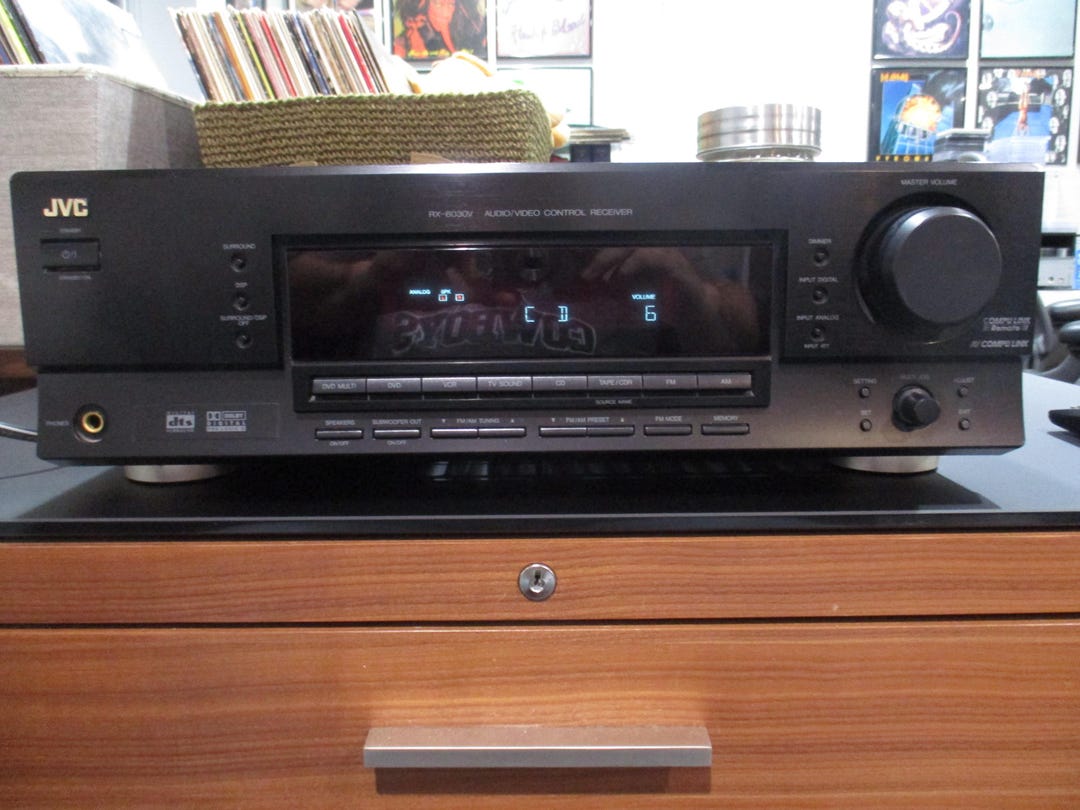 Vintage 1990's JVC RX-6030V Audio Video Control Receiver Compulink ...