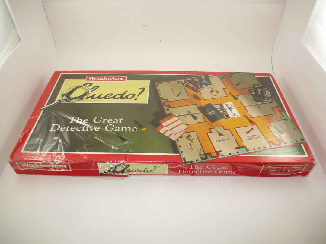 Vintage 1990 Board Game Waddingtons Cluedo UK Variation of Clue Mint ...