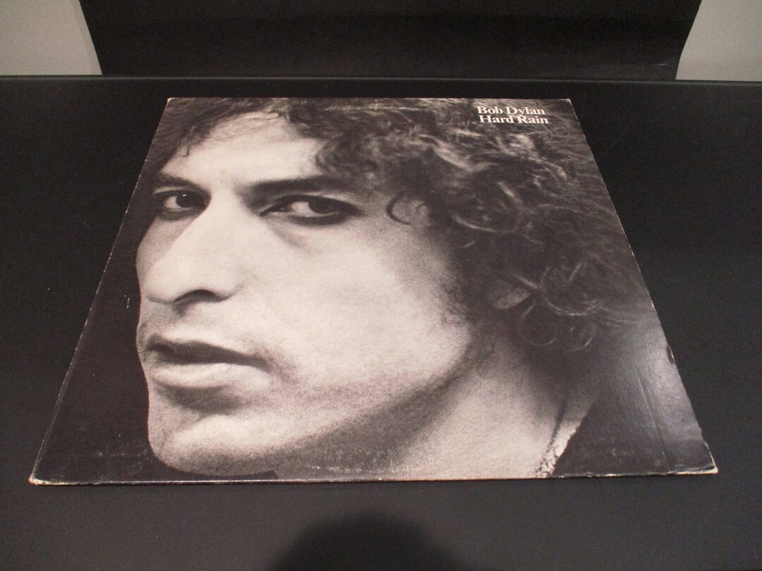 Vintage 1976 Vinyl LP Record Bob Dylan Hard Rain Excellent Condition ...