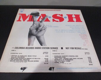 MASH Soundtrack LP - Etsy