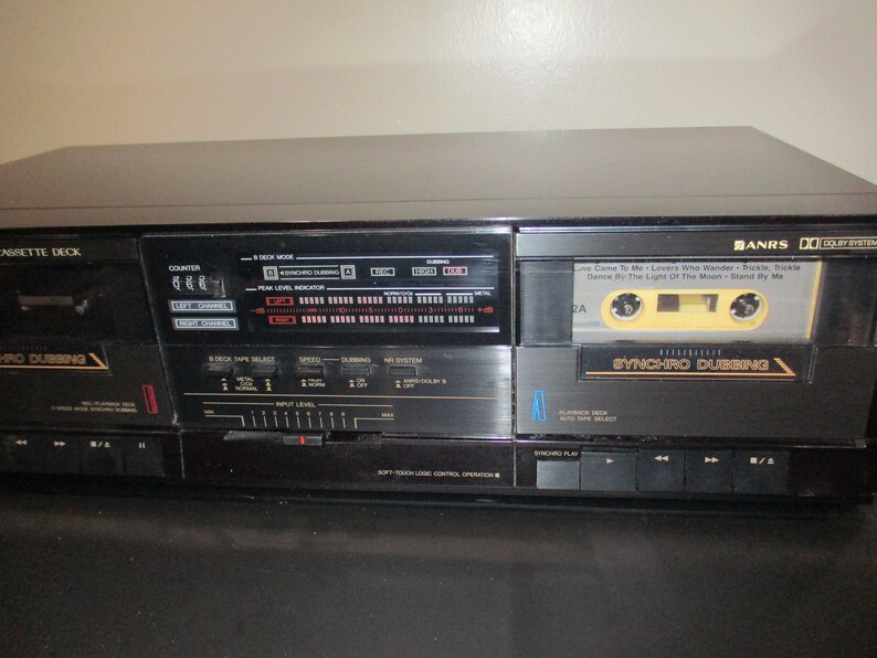 Vintage JVC Stereo Double Cassette Deck Model TD-W110 Synchro - Etsy