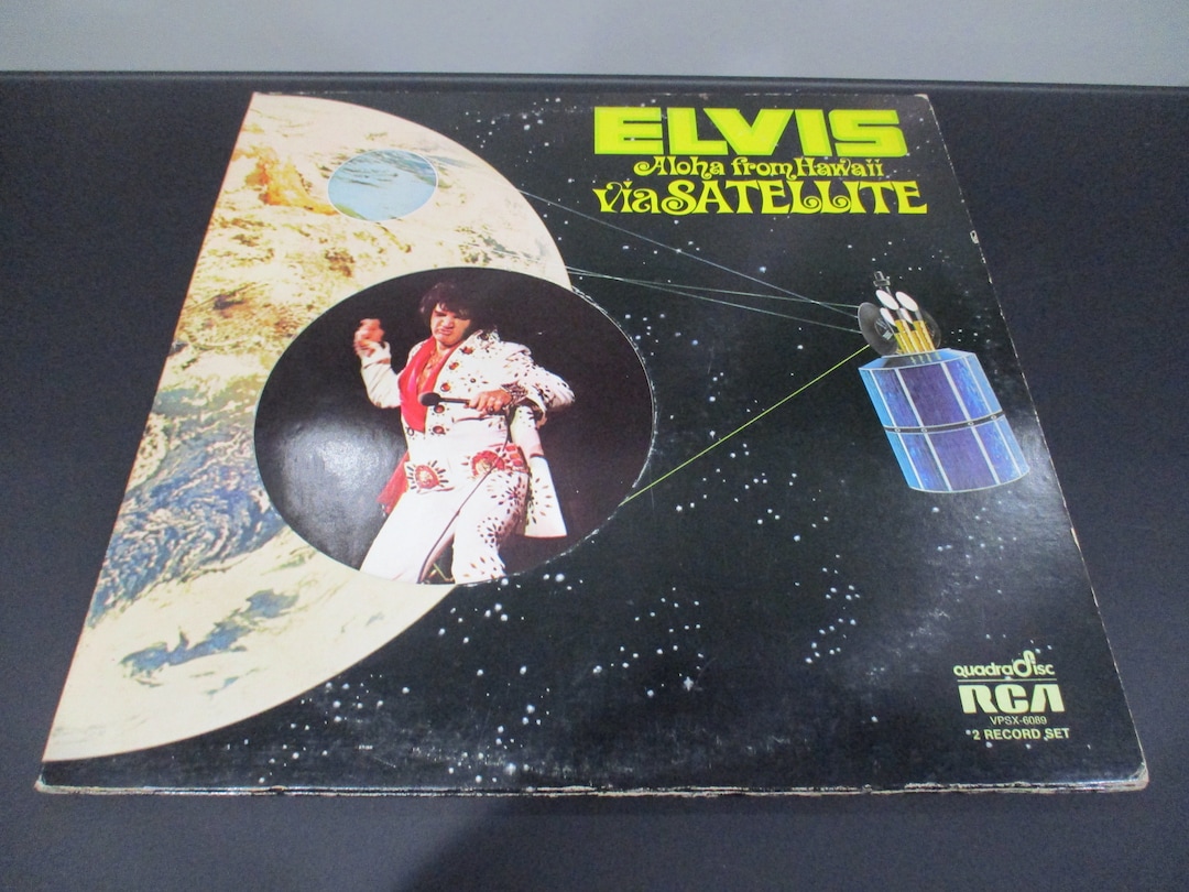 Vintage 1973 Vinyl LP Record Elvis Aloha From Hawaii via Satellite ...