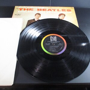 Vintage 1964 Vinyl LP Record Introducing the Beatles Vee Jay Records ...
