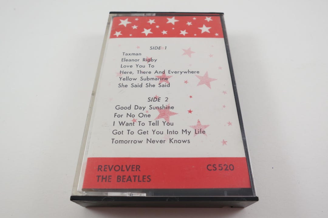Rare Vintage 1970's Cassette Tape Revolver the Beatles Unofficial US ...