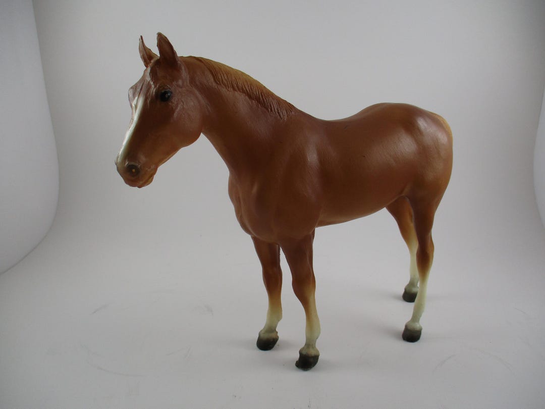 Vintage Breyer Golden Palomino Yearling Quarter Horse 10 Inches Long ...