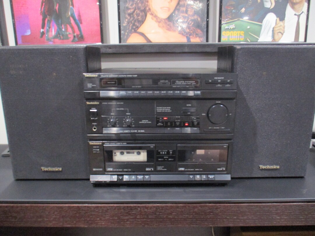 Vintage 80's Technics Home Stereo System Complete With - Etsy