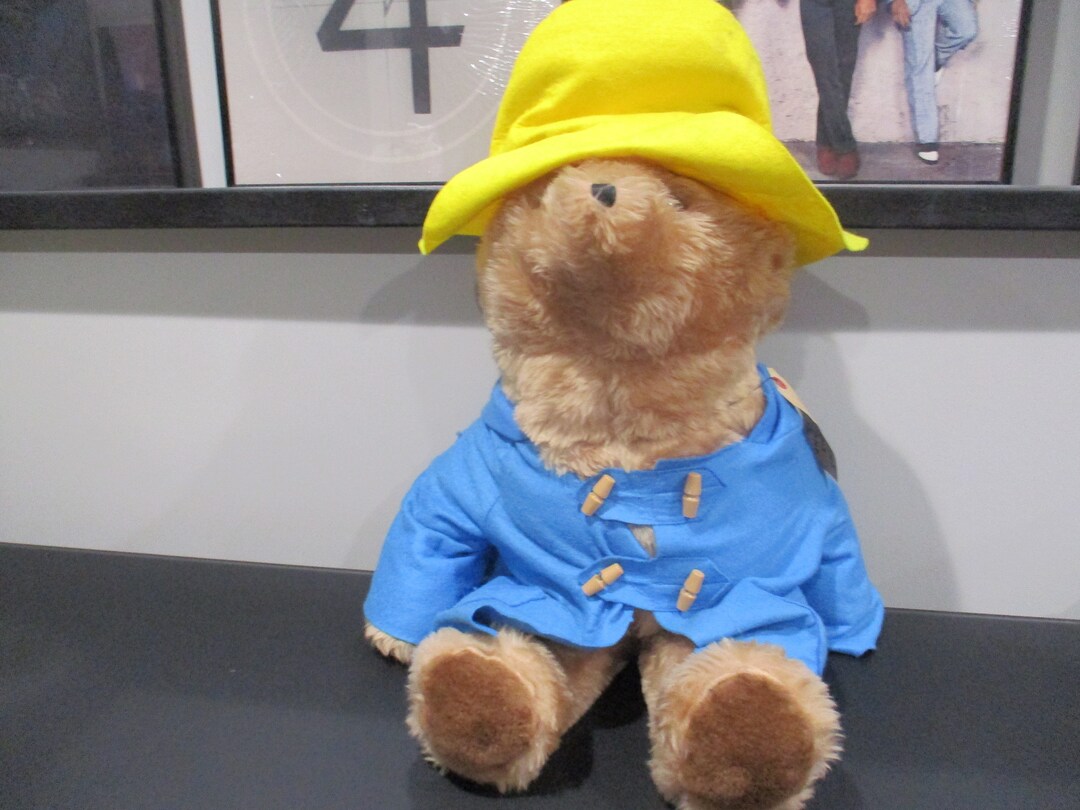 Vintage 1975 Eden Toys 27 Inch Large Paddington Bear Blue Coat - Etsy