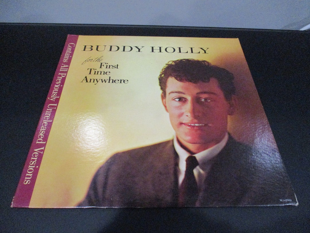 Vintage 1983 Vinyl LP Record Buddy Holly for the First Time Anywhere Excellent Condition 63844 ...