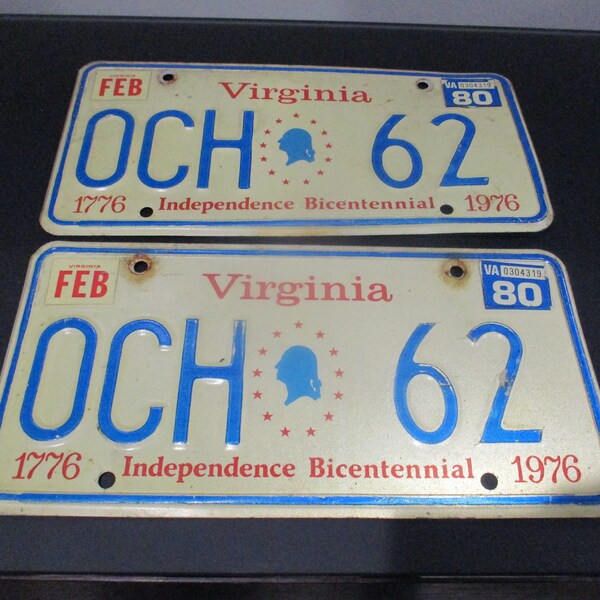 1976 License Plate - Etsy