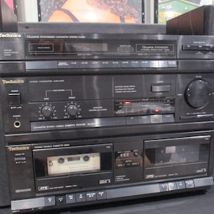 Vintage 80's Technics Home Stereo System Complete With - Etsy
