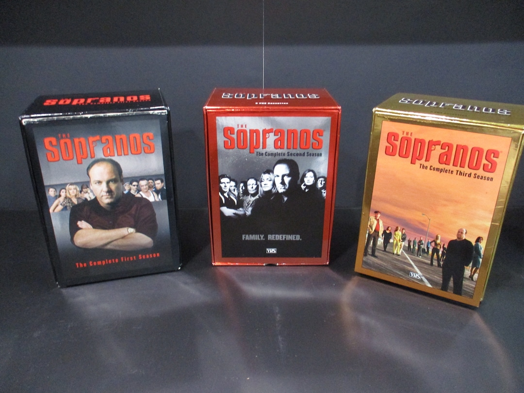 Vintage VHS Box Sets the Sopranos Seasons 1 2 3 in Original Cases ...