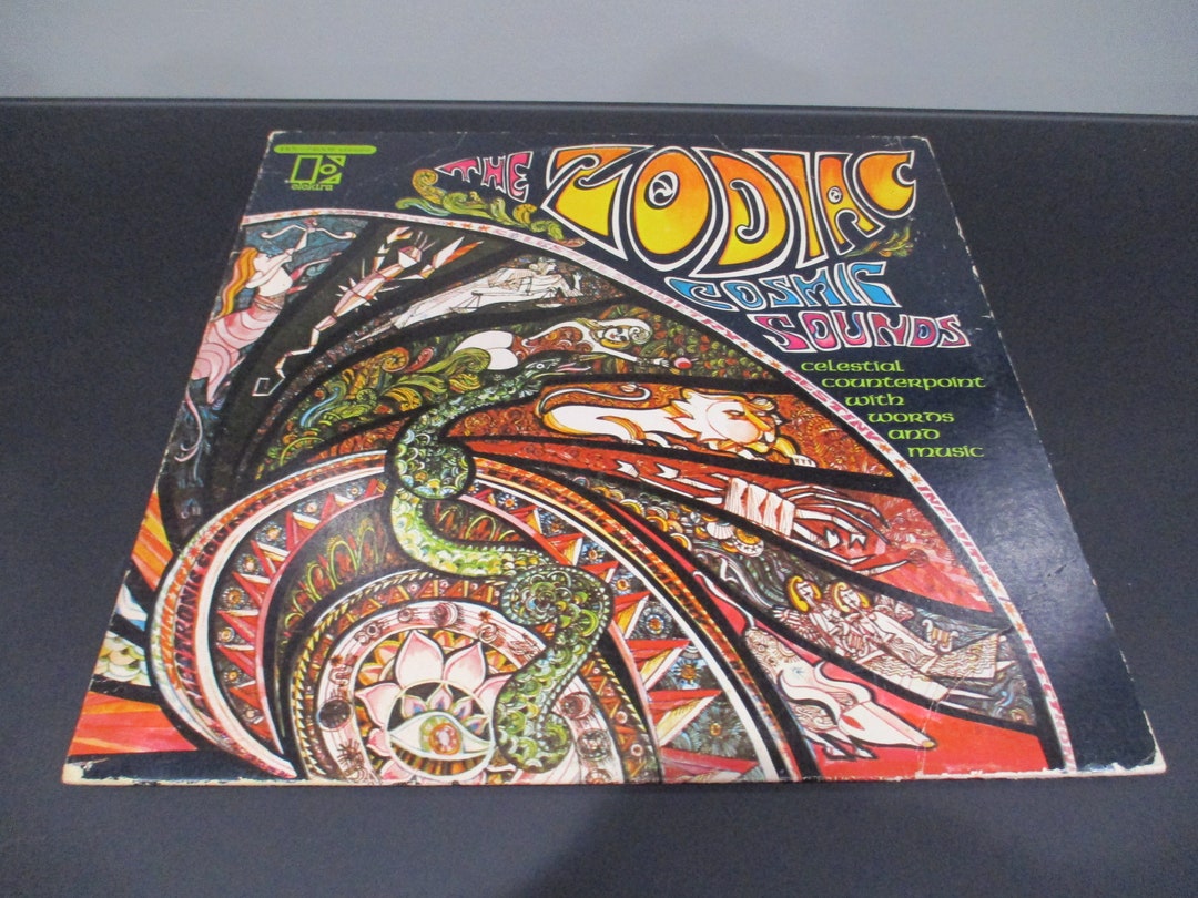 Vintage 1967 Vinyl LP Record the Zodiac Cosmic Sounds Excellent Plus ...
