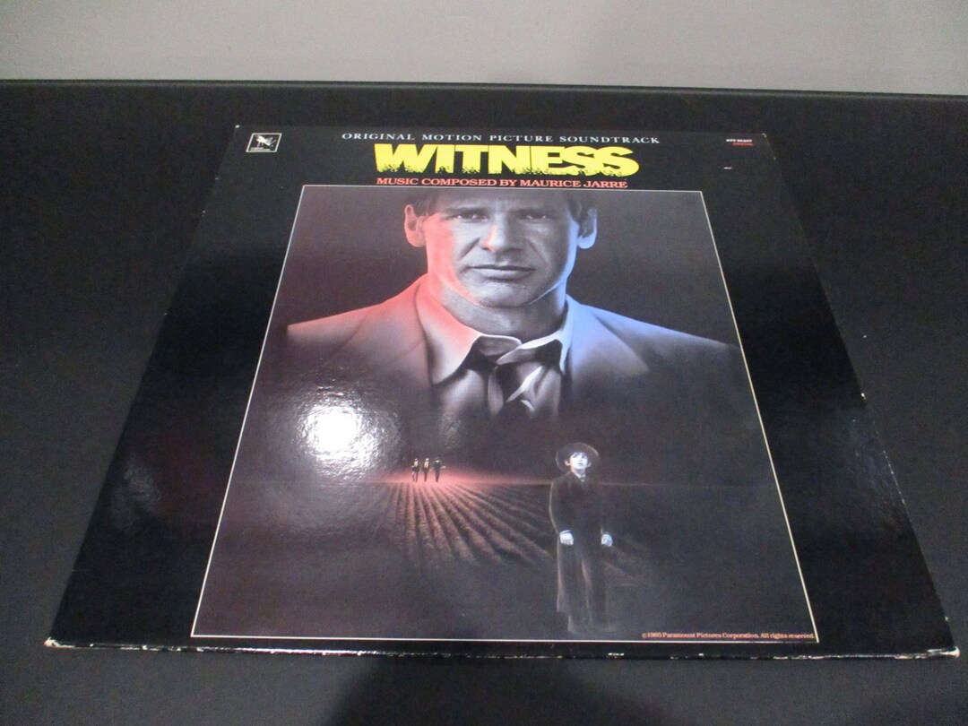 Vintage 1985 Witness LP Soundtrack - Maurice Jarre Vinyl Record - Etsy