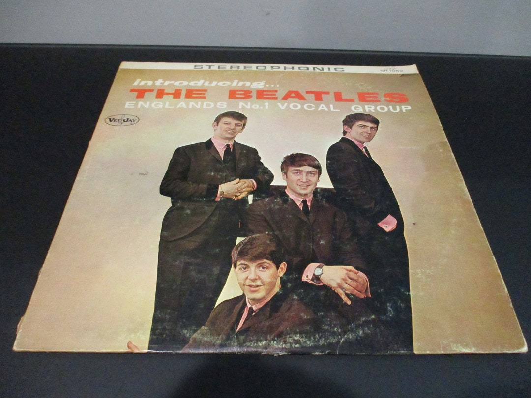 Vintage 1965 Vinyl LP Record Introducing the Beatles Vee Jay Records ...