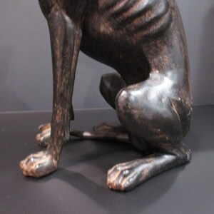 Stunning Detailed Resin Greyhound Figure Sculpture 12 Inches Tall Free ...