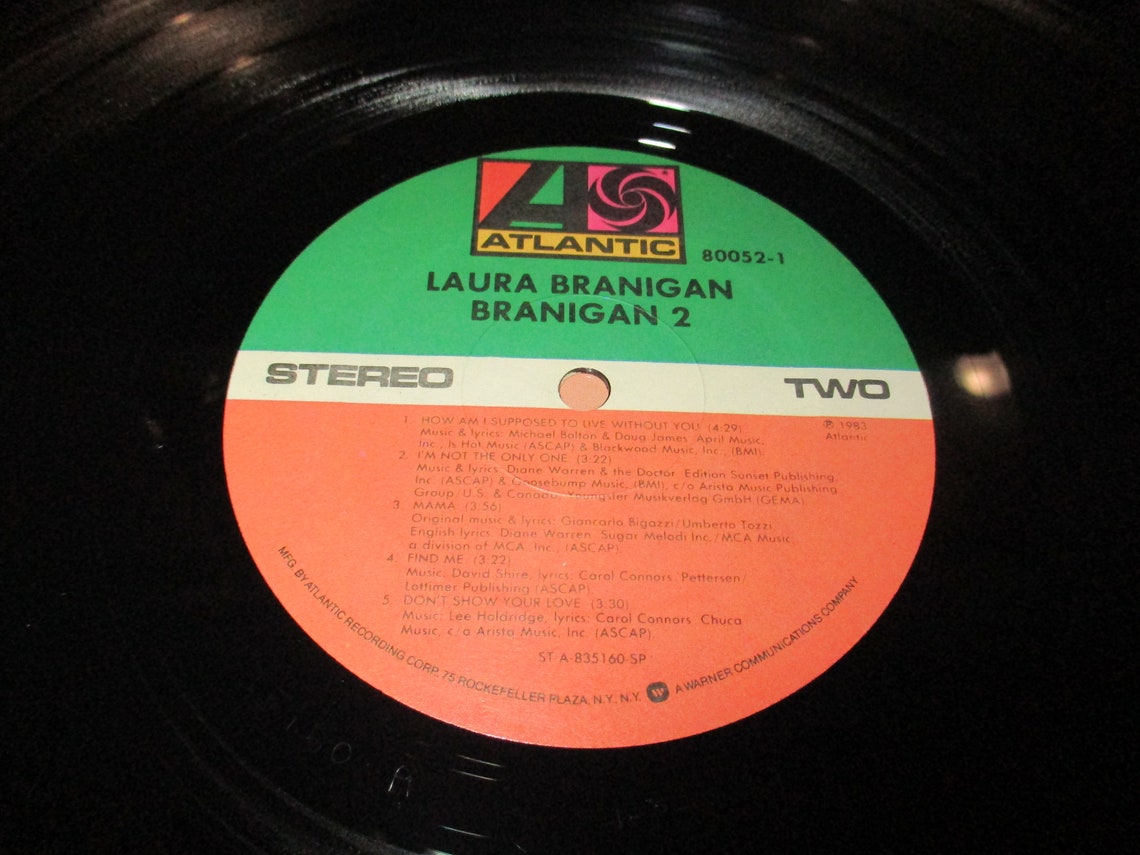 Vintage 1983 Laura Branigan 2 Vinyl LP Record - Promo Copy - Etsy