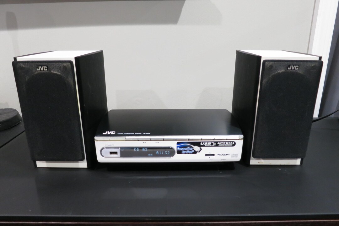Vintage 2003 JVC Compact Stereo System: CD Player, Speakers - Etsy