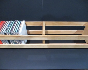 Vintage 1992 Deluxe Napa Valley Wooden CD Crate Holder up to 44 Discs ...