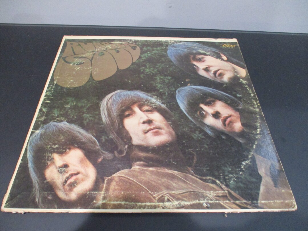 Vintage 1965 Vinyl LP Record the Beatles Rubber Soul Good Condition ...