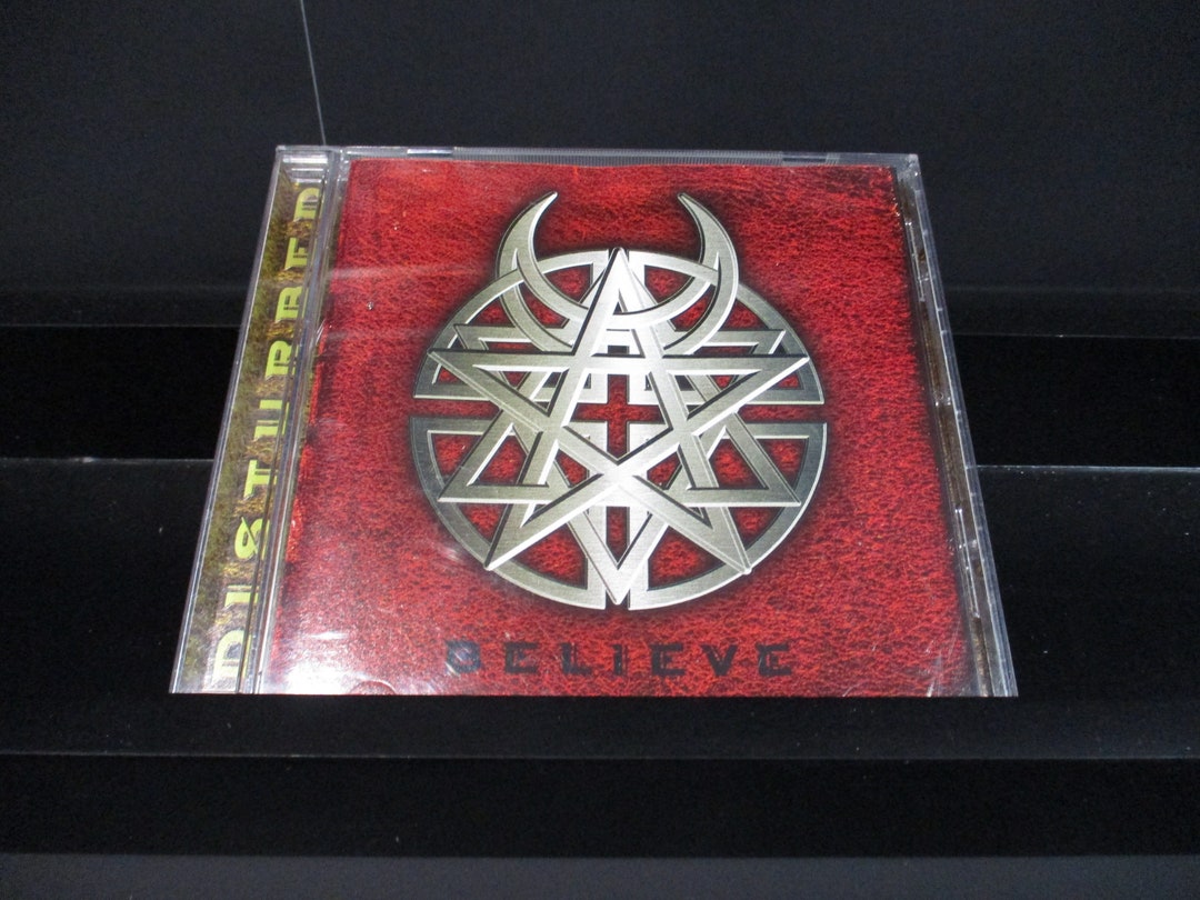 Vintage 1990's Disturbed Heavy Metal Cd's Believe Ten Thousand Fists Indestructible the Sickness ...