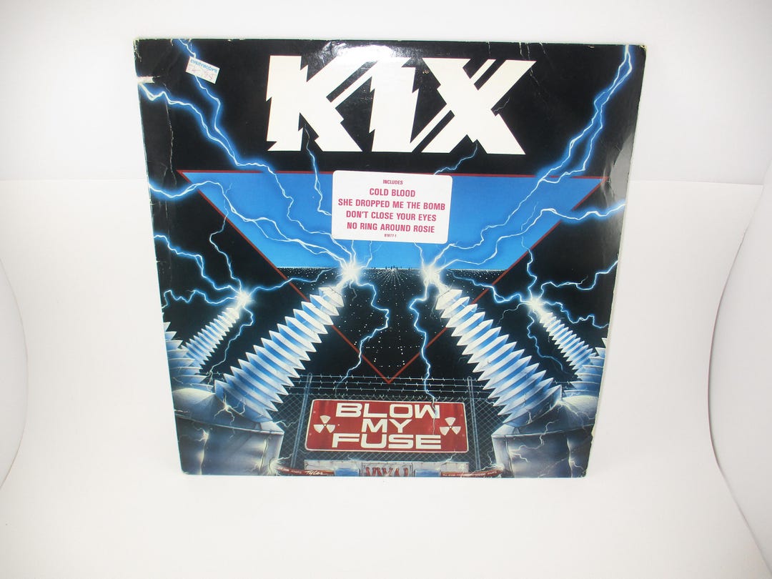 Vintage 1988 Vinyl LP Record Blow My Fuse KIX Excellent Condition Hype ...