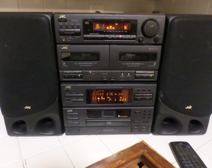 Early 1990's JVC Home Stereo System Compact Component System MX-C5 ...