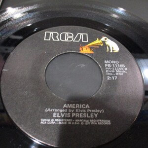 Vintage 1977 Elvis Presley "my Way" 45 RPM Vinyl Record - Etsy