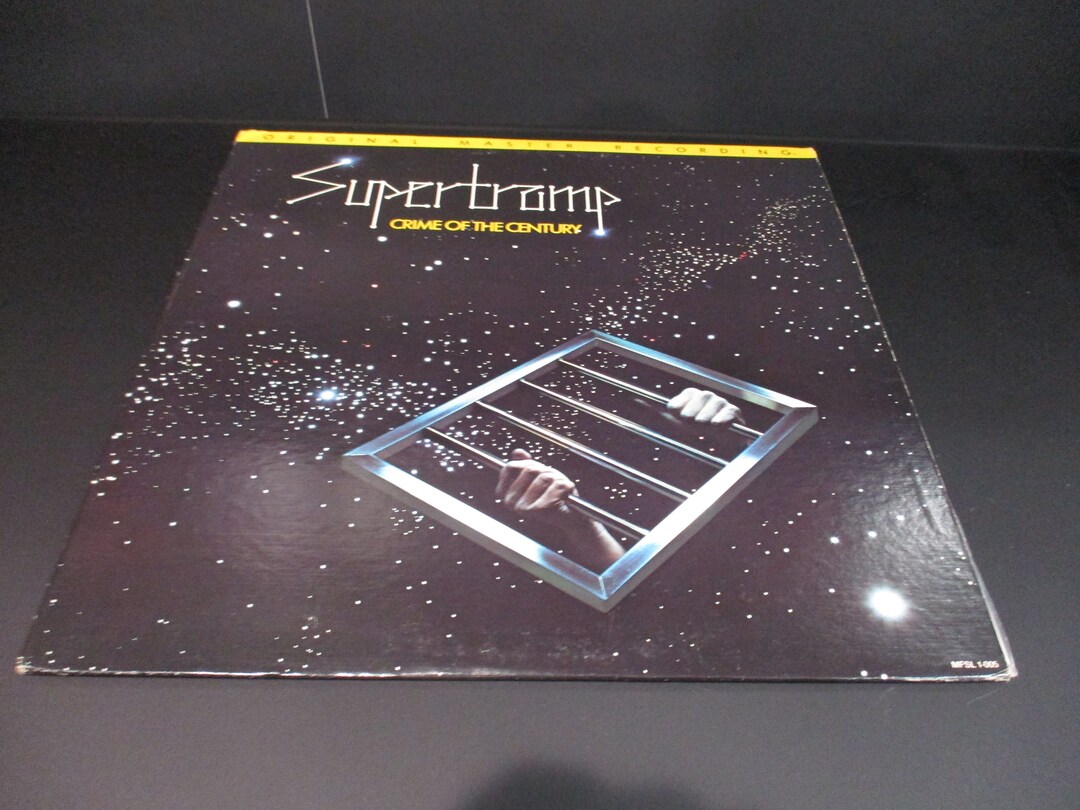 Vintage 1978 Vinyl LP Record Supertramp Crime of the Century MOFI ...