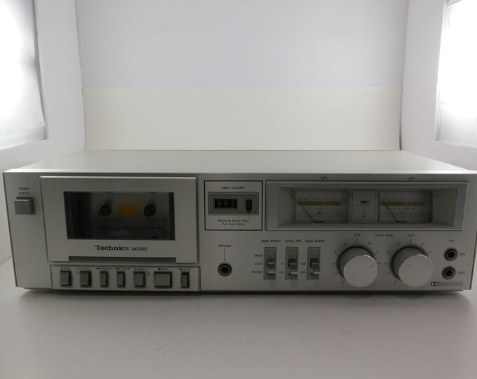 Vintage Technics Stereo Cassette Deck Model M205 Dolby N/R Technics ...