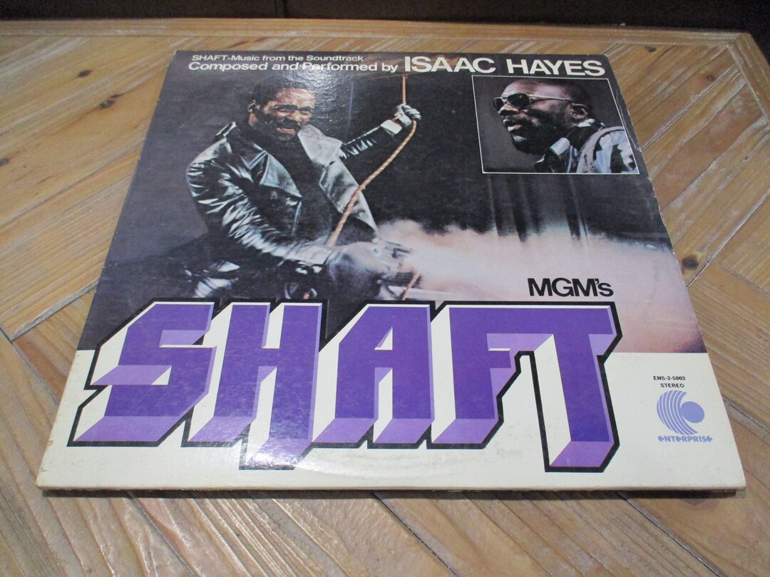 Vintage 1971 Vinyl LP Record SHAFT Soundtrack Isaac Hayes Excellent ...