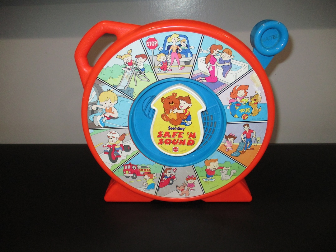 Vintage 1994 Mattel See N Say Safe N Sound Excellent Condition Still ...