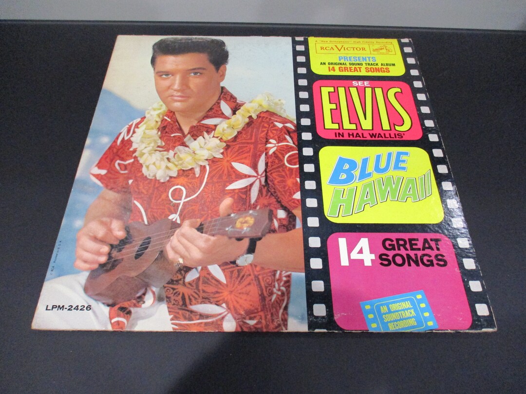 Vintage 1962 Vinyl LP Record Elvis in Hal Wallis Blue Hawaii Original ...