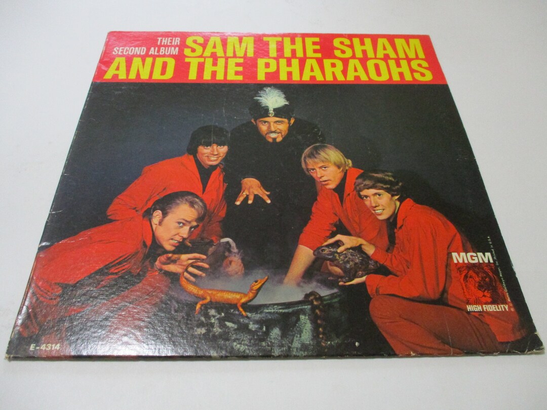 Vintage 1965 Vinyl LP Record Their Second Album Sam the Sham and the ...