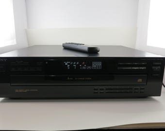 Sony CD Player CDP-CE375 Compact 5-disc Carousel Changer Ex-change ...