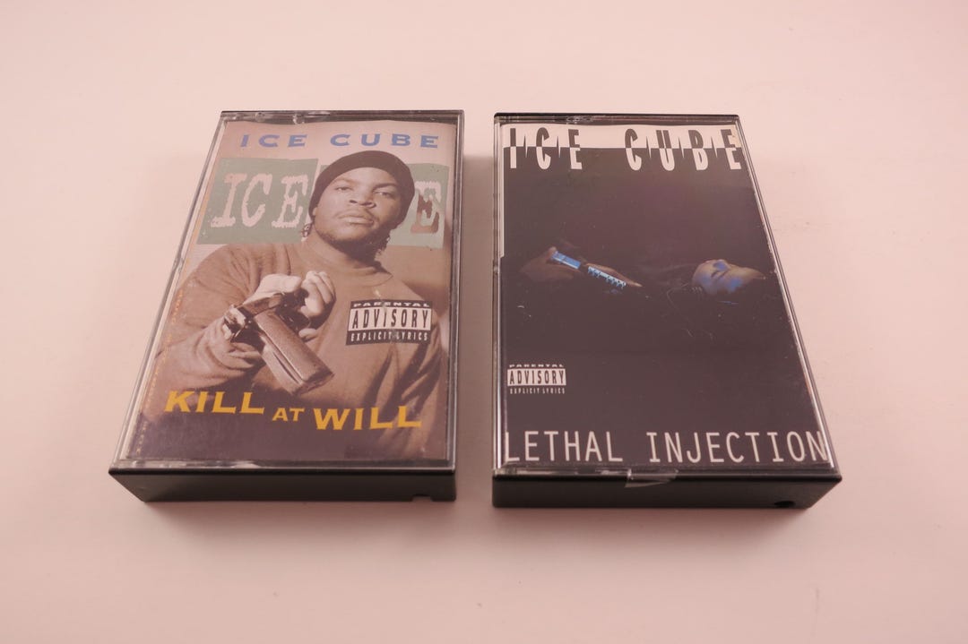 1990's Ice Cube Cassette Tapes Bootlegs & B-sides the Predator Steady ...