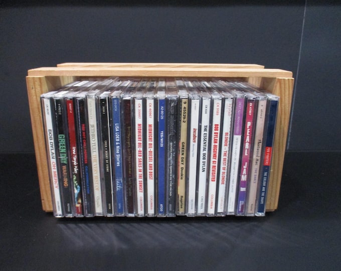 Vintage Modulus Expanding CD Rack Holder Metal and Wood Holds 48 Discs ...