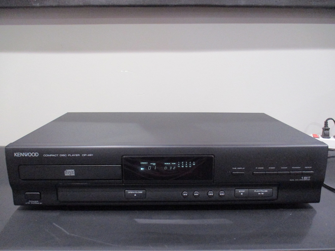 CHRISTMAS Sale Vintage 1991 Kenwood CD Player Model DP-491 Works Perfect Use With Any Existing ...