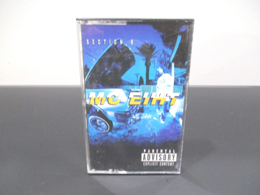 Vintage 1999 MC Eiht Section 8 Hip Hop Cassette Tape - Etsy