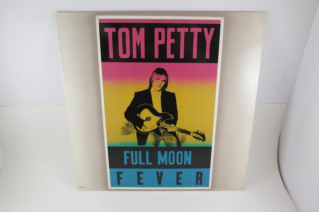 Vintage 1989 Vinyl LP Record Full Moon Fever Tom Petty Original US ...