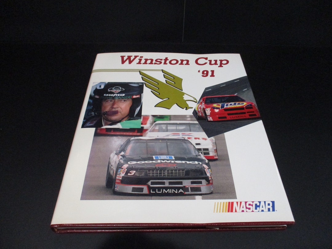 Vintage Winston Cup 1991 Yearbook: NASCAR History - Dale Earnhardt - Etsy