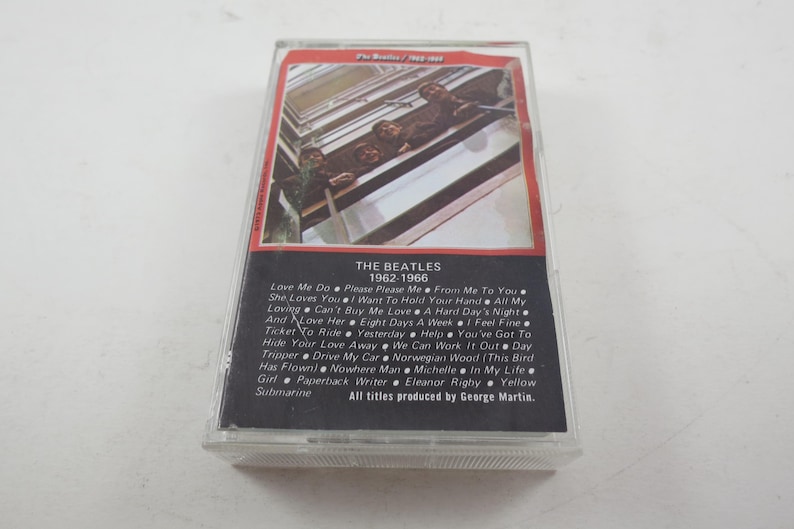 1978 Cassette Tape the Beatles 1962-1966 (red Album) - Etsy