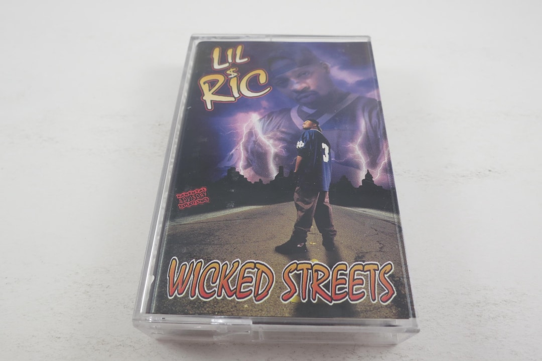 Vintage 1996 Hip Hop Cassette Tape Wicked Streets Lil Ric - Etsy