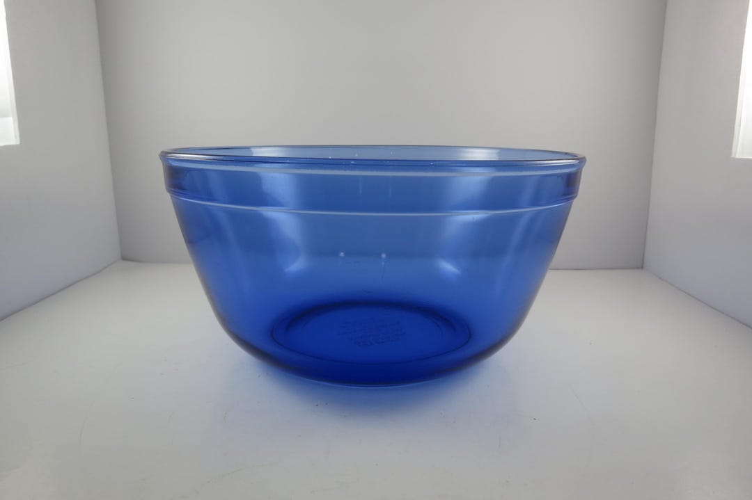 Cobalt Blue Pyrex 4 Quart Mixing Bowl Good Used Condition - Etsy
