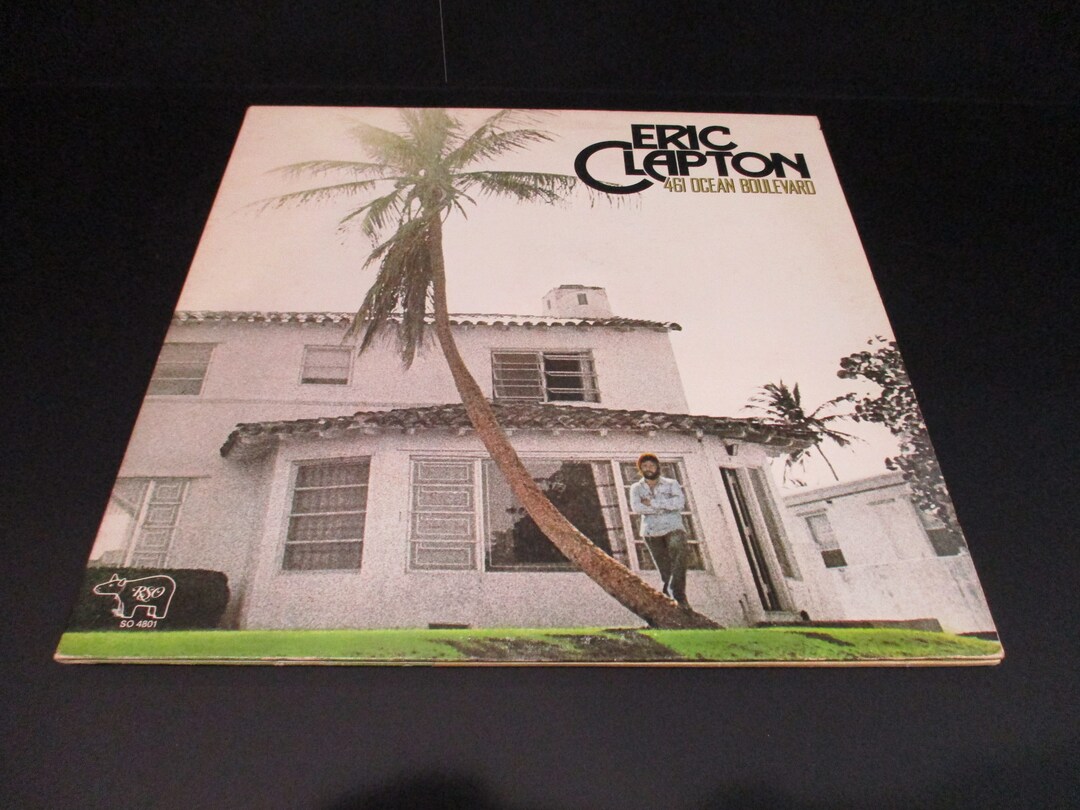 Vintage 1974 Vinyl LP Record Eric Clapton 461 Ocean Boulevard Excellent ...