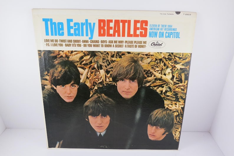 Vintage 1965 the Early Beatles Vinyl LP Record - Mono Pressing - Etsy