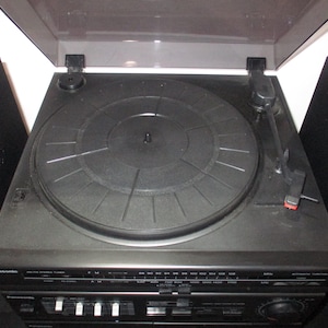 Vintage Panasonic Compact Audio System Record Player Dual Cassette ...
