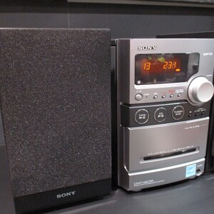 Vintage 90's Sony Micro Hi Fi Component System CD Player Cassette Deck ...